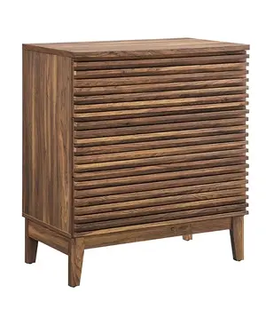 MODWAY Render Large 3-drawer Nightstand - Walnut