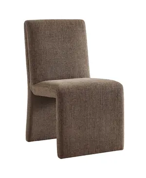 MODWAY Emory Fabric Upholstered Dining Side Chair - Mocha