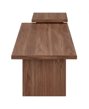 MODWAY Render Nesting Coffee Tables, Set Of 2 - Walnut