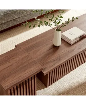 MODWAY Render Nesting Coffee Tables, Set Of 2 - Walnut