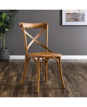 MODWAY Gear Dining Side Chair - Walnut