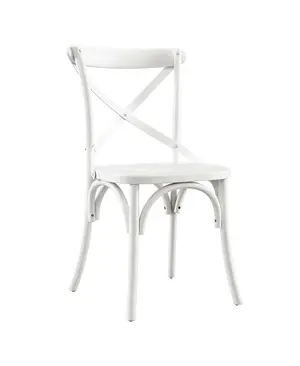 MODWAY Gear Dining Side Chair - White