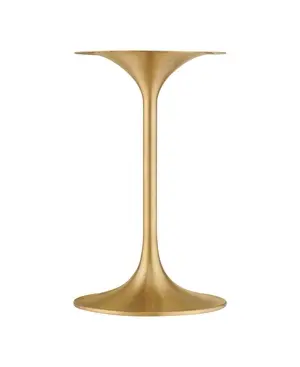 MODWAY Lippa Round Terrazzo Side Table - Gold Terrazzo