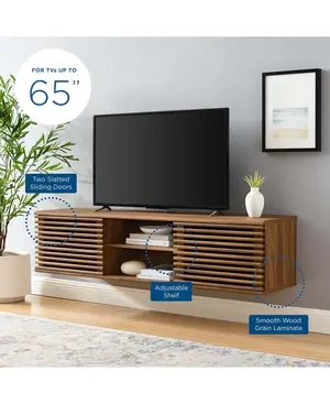 MODWAY Render 60 Wall-mount Media Console Tv Stand