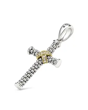 Lagos Diamond Cross Amulet