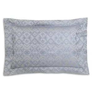 Frette Crystal Jacquard Standard Sham Exclusive - Azure/beige