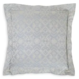 Frette Crystal Jacquard Euro Sham Exclusive - Sand/azure