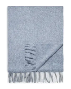 Zegna Oasi Cashmere Scarf Light Blue