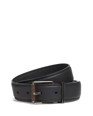 Zegna Leather Belt - Black