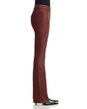 FRAME The Reboot High-rise Coated Jeans - Currant