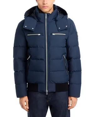 Moose Knuckles Cloud Down Bomber Jacket - Navy