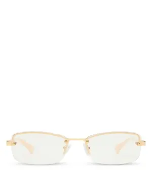 Le Specs Enigmatic Rectangle Blue Light Glasses By