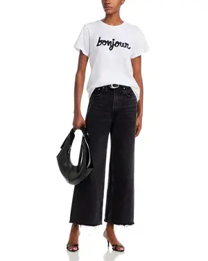 Cinq À Sept Shrunken Fringe Bonjour Tee