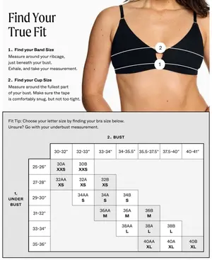 Pepper Supima Cotton Wirefree Bra - Black