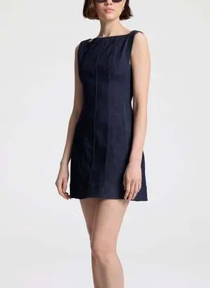 A.L.C. 444 Denim Mini Dress