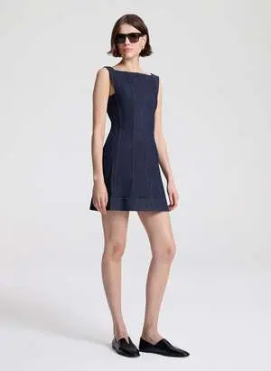 A.L.C. 444 Denim Mini Dress
