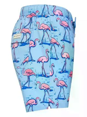 BLUEMINT Flamingo-print Swim Shorts