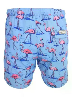 BLUEMINT Flamingo-print Swim Shorts