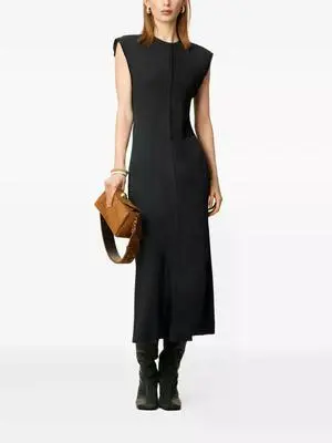 Ami Raw-edge Sleeveless Long Dress