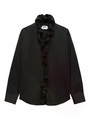 MSGM Ruffled Collar Shirt