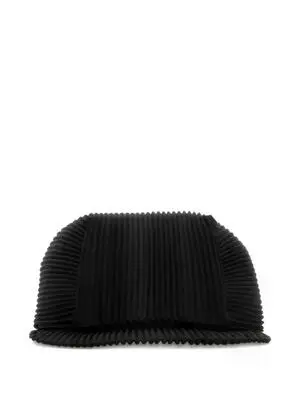 Issey Miyake Plissé Baseball Cap - Black