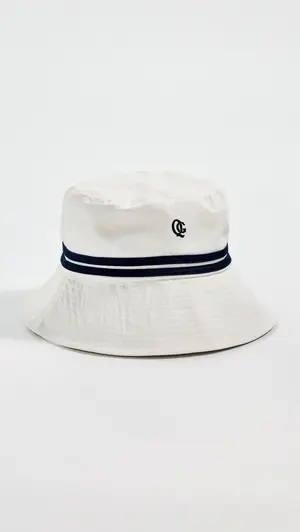 QUIET GOLF Monogram Bucket Hat