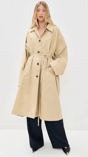 SIMONETT Oversized Trench Coat