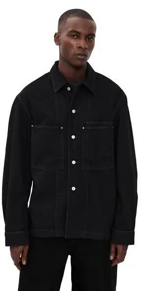Men's Black Overshirts