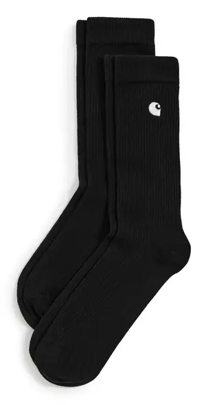 Carhartt Work In Progress Madison Two-pack Socks - Black/white