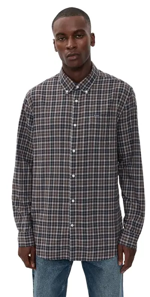 Barbour Lanark Tartan Tailored Shirt - Midnight Oak Tartan