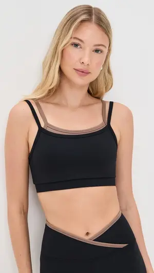 Strut This The Rhodes Bra - Black/malt