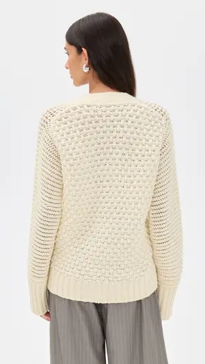LA LIGNE Textured Stitch Cardigan