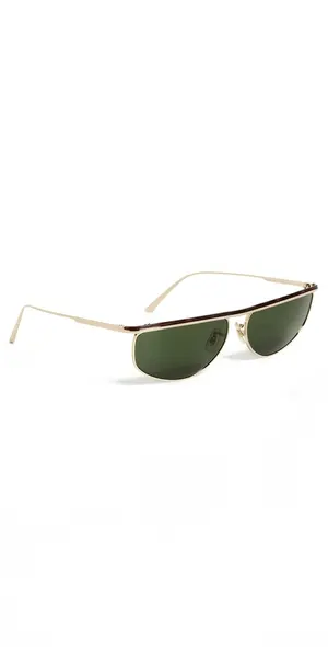 Oliver Spencer Oval Frame Sunglasses - Gold