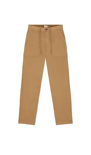 Faherty Brand Dune Utility Pant - Wood Bark