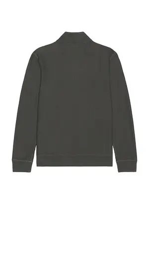 Faherty Brand Textured Knit Quarter Zip Sweater