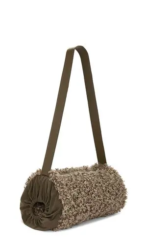 Norma Kamali Muff Bag - Bark
