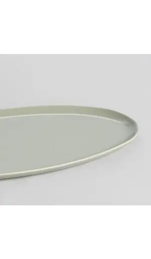 FABLE Oval Serving Platter In Sage