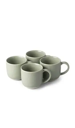 FABLE Mugs In Green - Beachgrass Green