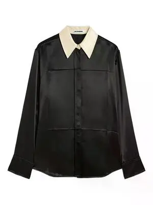 JIL SANDER Contrast Collar Shirt