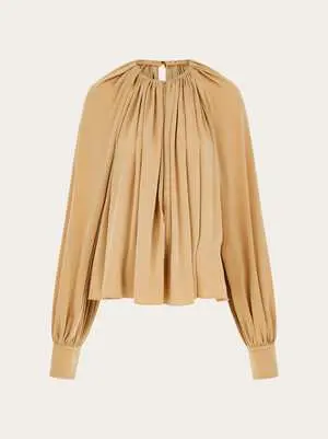 Ferragamo High Neck Blouses