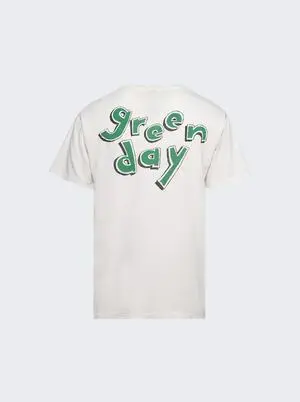 EARTHLING VIP Green Day Vintage Tee White
