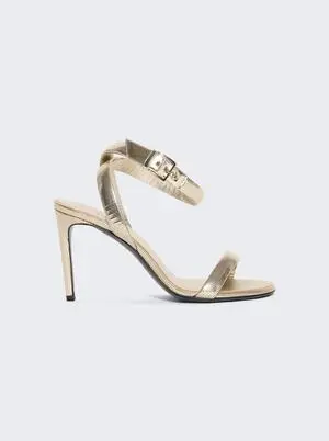 ALAÃA Sandals 90 Platine - Silver