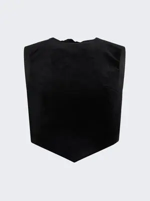 PATOU Scarf Top - Black
