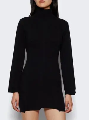 Vetements Cut-up Knitted Mini Dress