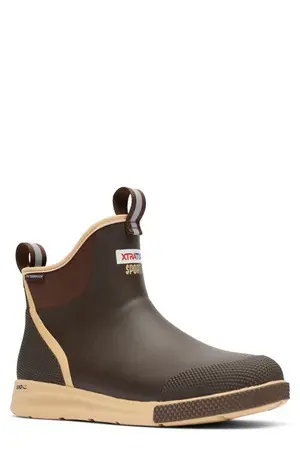 XTRATUF Waterproof Ankle Deck Sport Boot - Brown