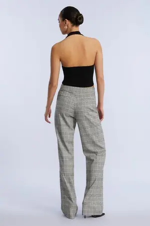 Bcbgmaxazria Glen Plaid Trousers