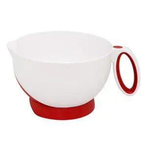 CUISIPRO Deluxe Batter Bowl Mixing With Handle And Measurements - Red