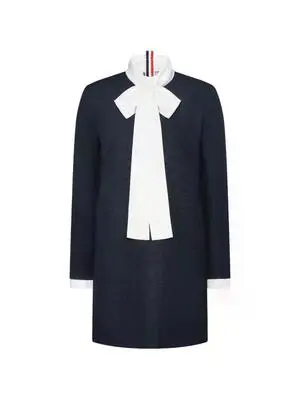 Thom Browne Bow-collar Shift Dress