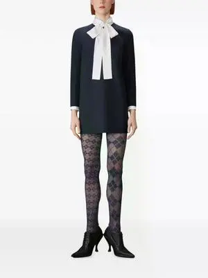 Thom Browne Bow-collar Shift Dress