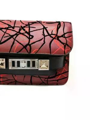 Proenza Schouler Scribble-print Clasp Shoulder Bag